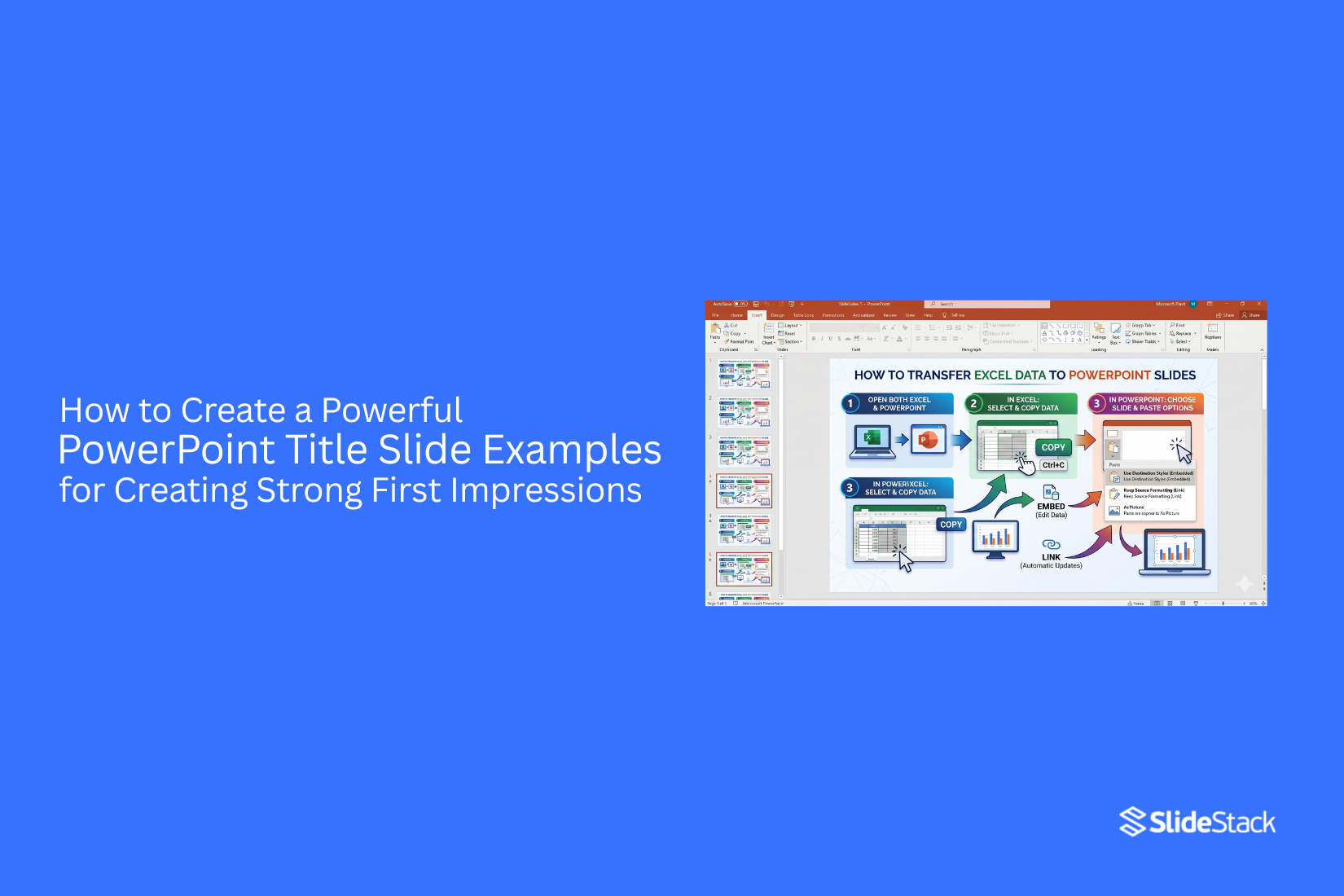 How to Create a Powerful PowerPoint Title Slide Examples for Creating ...