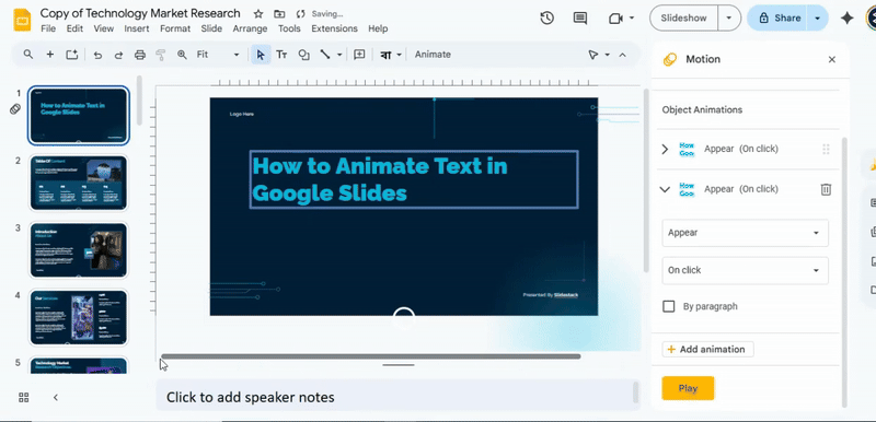 How To Animate Text In Google Slides A Quick Guide Slidestack How To Animate Text In Google Slides A Quick Guide Slidestack