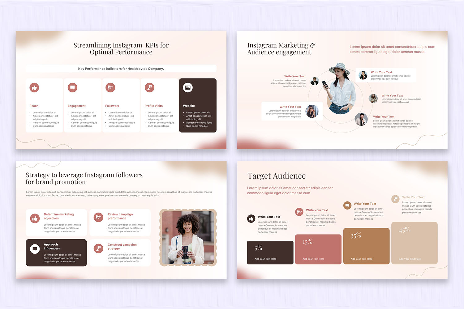 Cute Instagram Business Plan Presentation | Slidestack