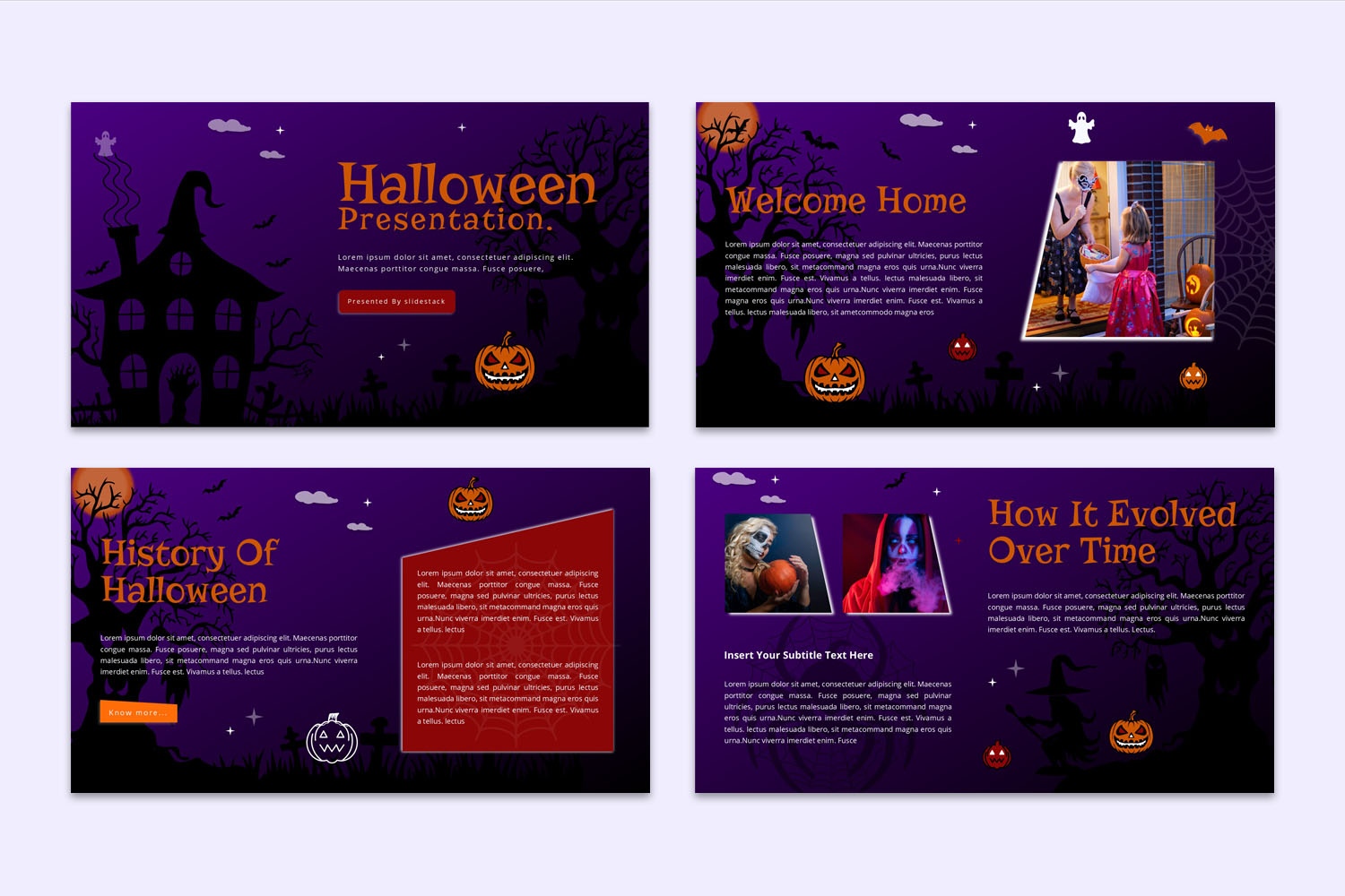 Free Halloween Presentation Template | Slidestack