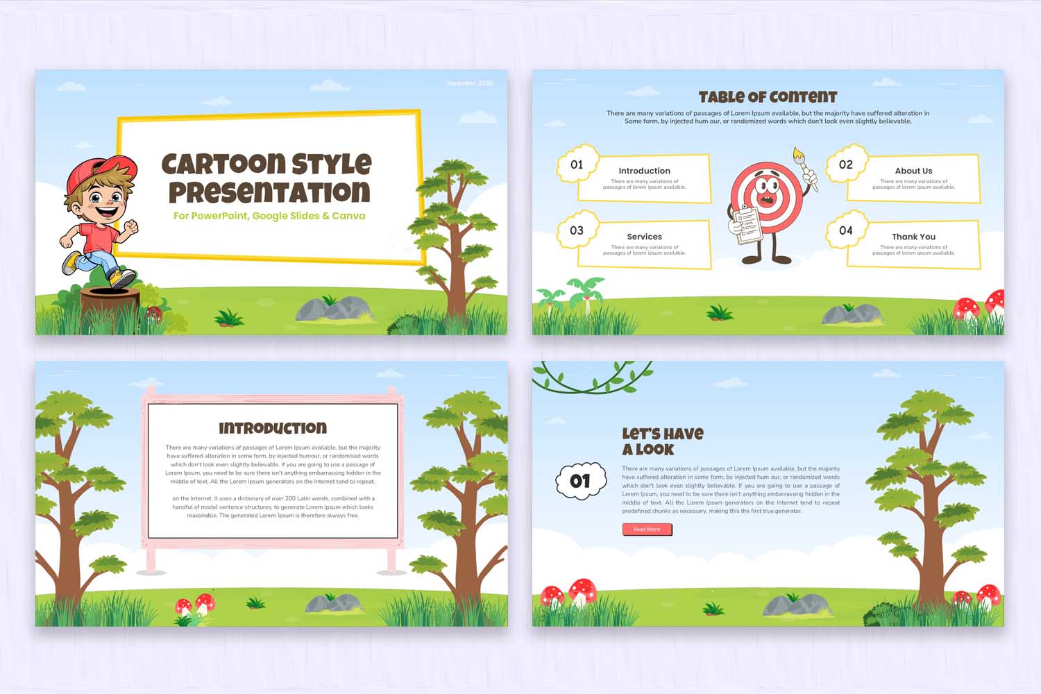 Cartoon Style Presentation | Slidestack