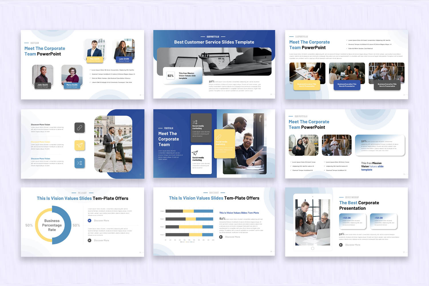 Corporate Business Presentation Template | Slidestack