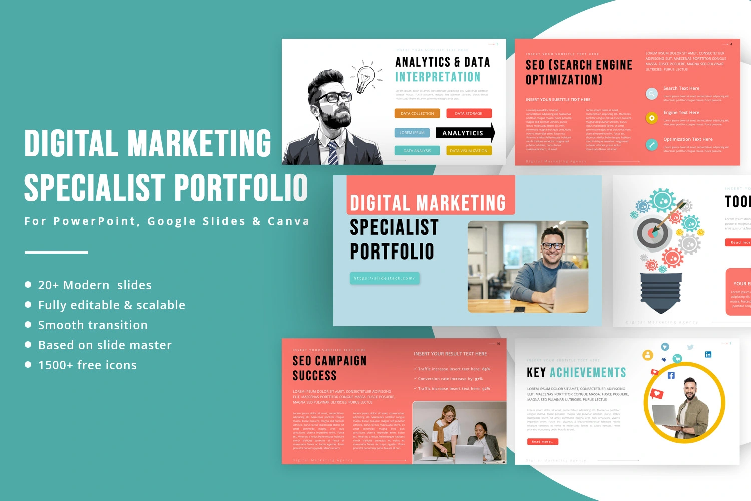 Digital Marketing Specialist Portfolio Presentation Slidestack