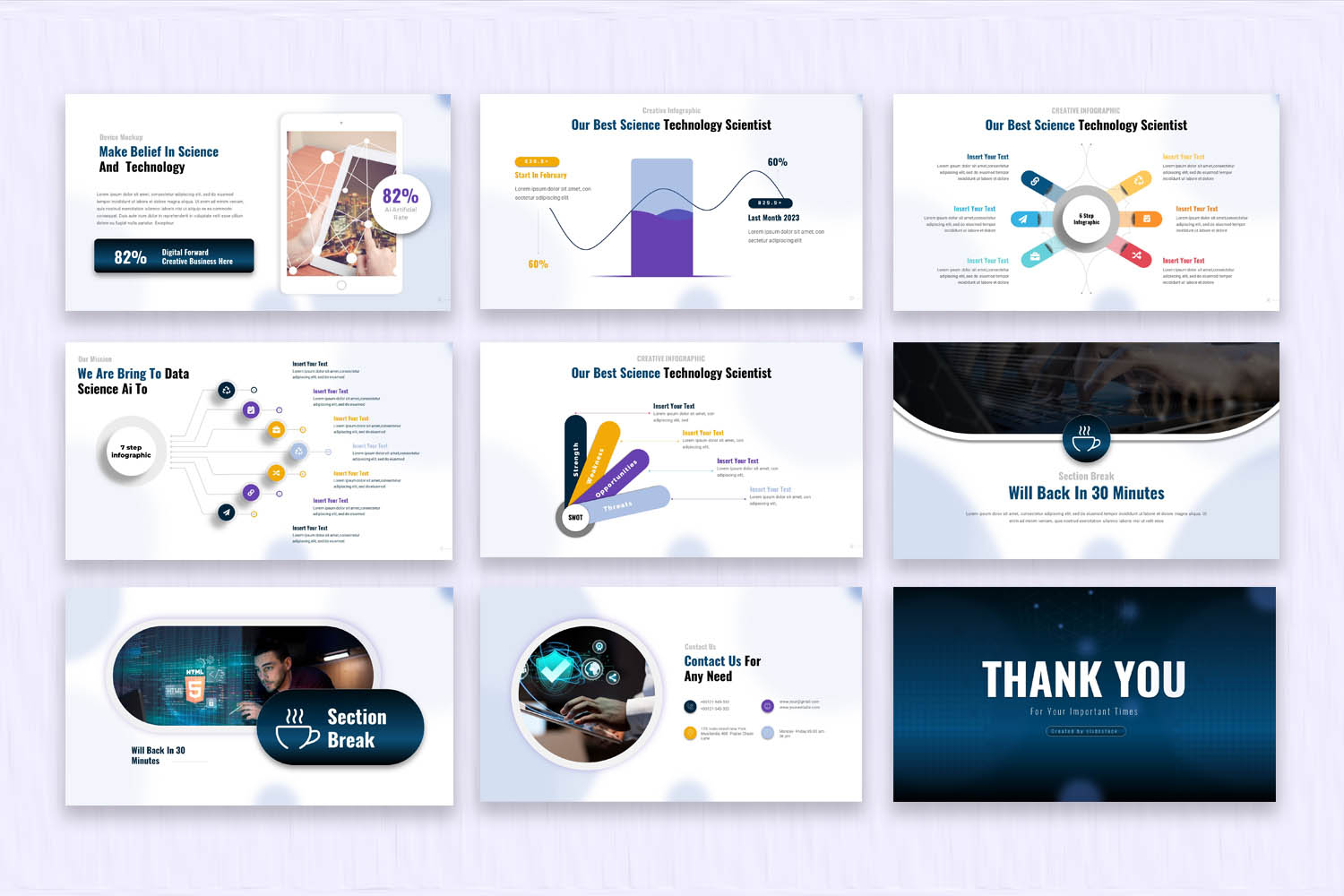 Science and Technology Presentation Template | Slidestack