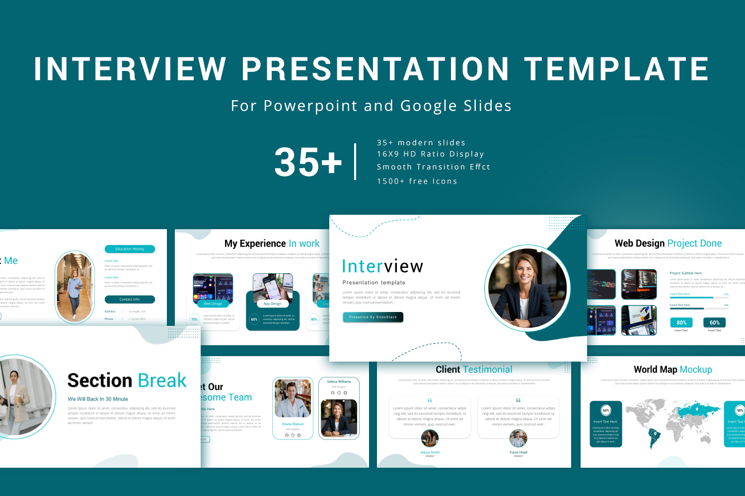 Interview Template Free For PPT Google Slides Themes Slidestack Interview Template Free For PPT Google Slides Themes Slidestack
