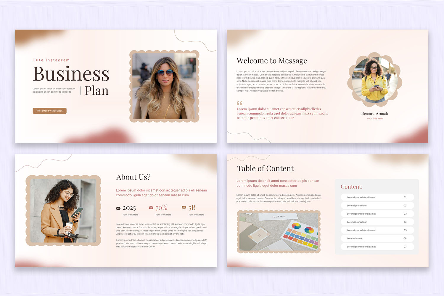 Cute Instagram Business Plan Presentation | Slidestack