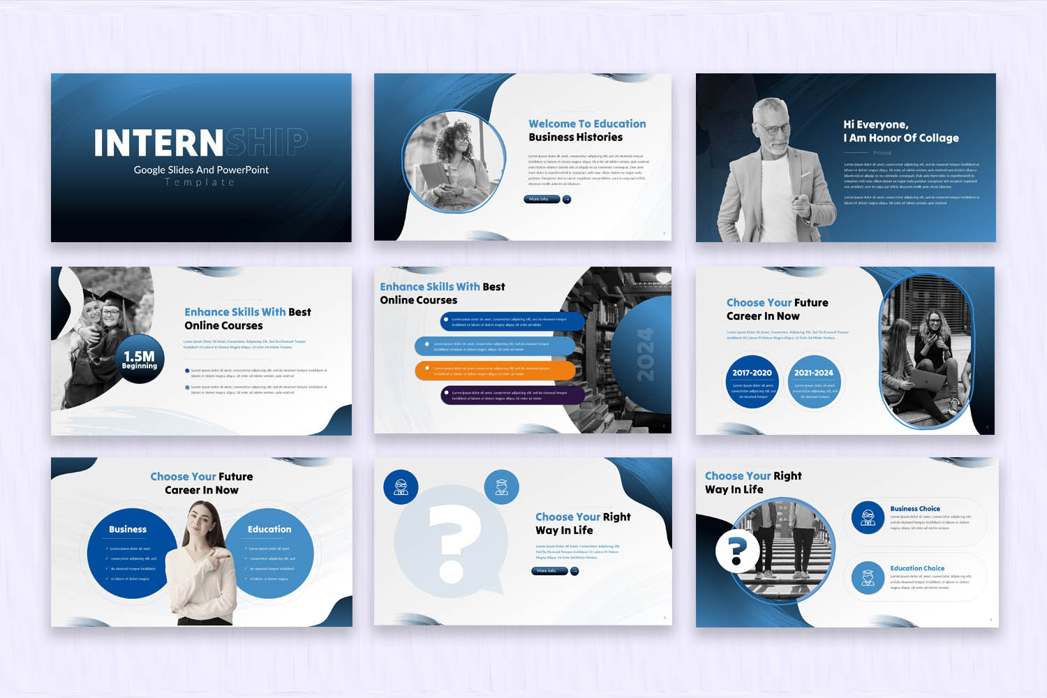 Internship Presentation Template Slidestack Internship Presentation Template Slidestack